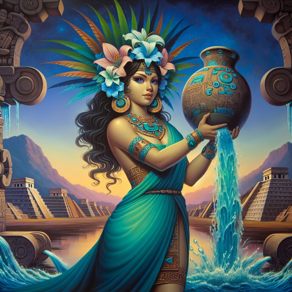 Chalchiuhtlicue: La fascinante diosa del amor y agua de los Aztecas
