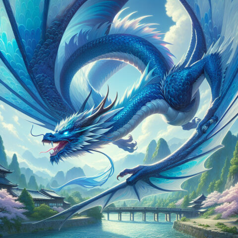 El Seiryu, el dragón azul guardián de la mitología japonesa