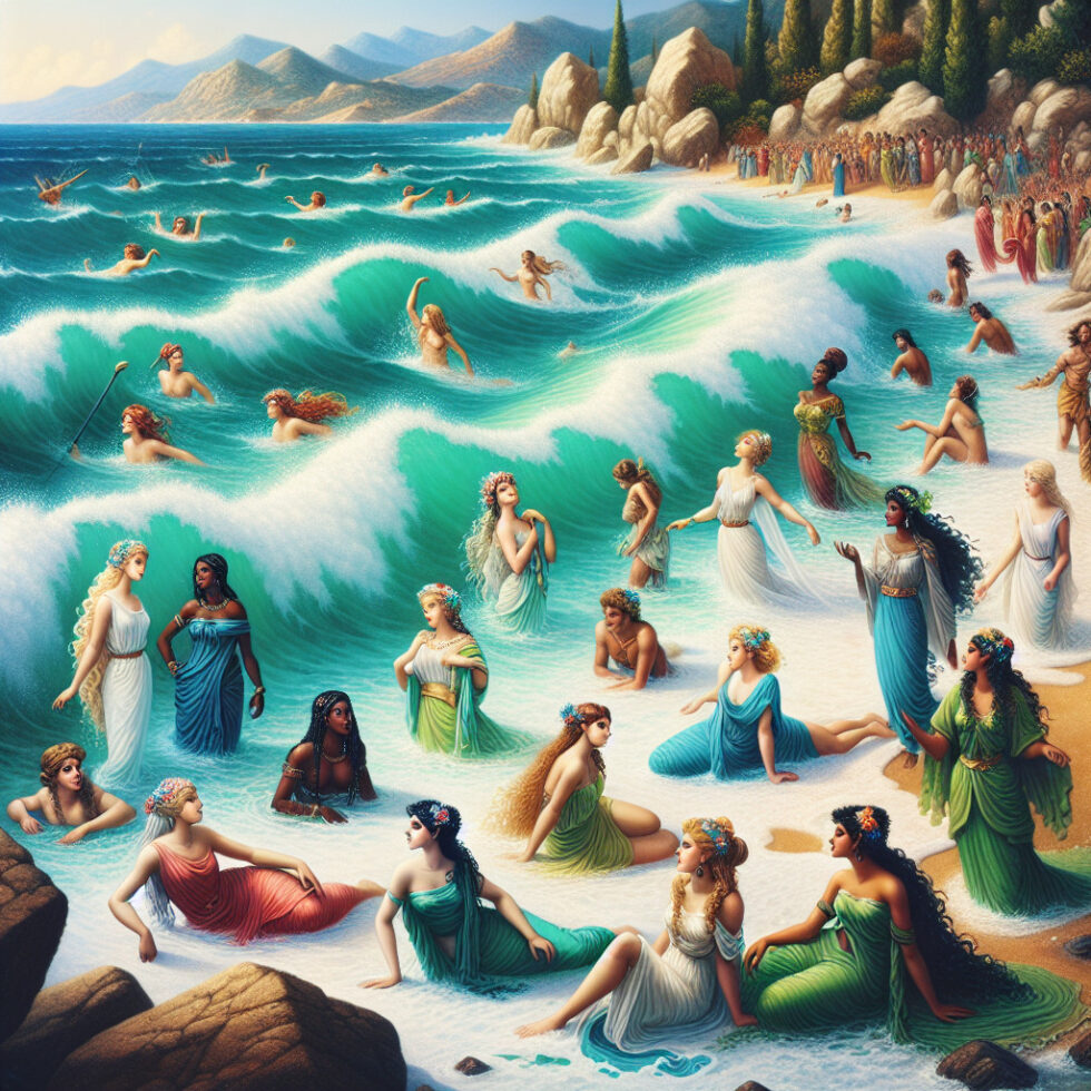 Oceanides, las místicas ninfas marinas de la Mitología Griega